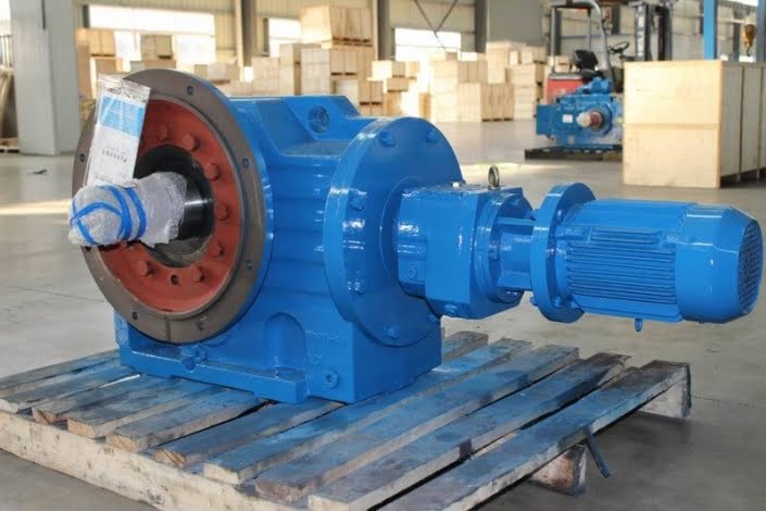 KF series Output Flange Helical Bevel Geared Motor | High efficiency ...