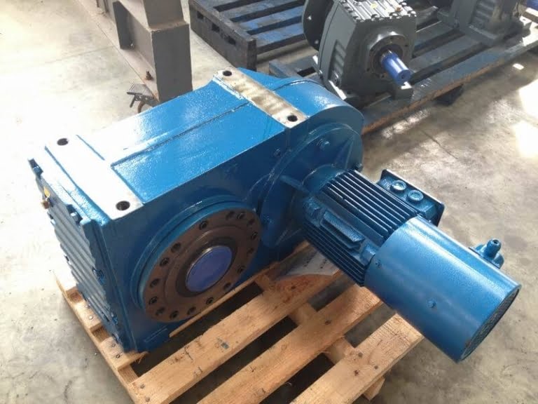 FH series Hollow Shaft Shrink Disk Parallel Shaft Helical Geared Motor ...