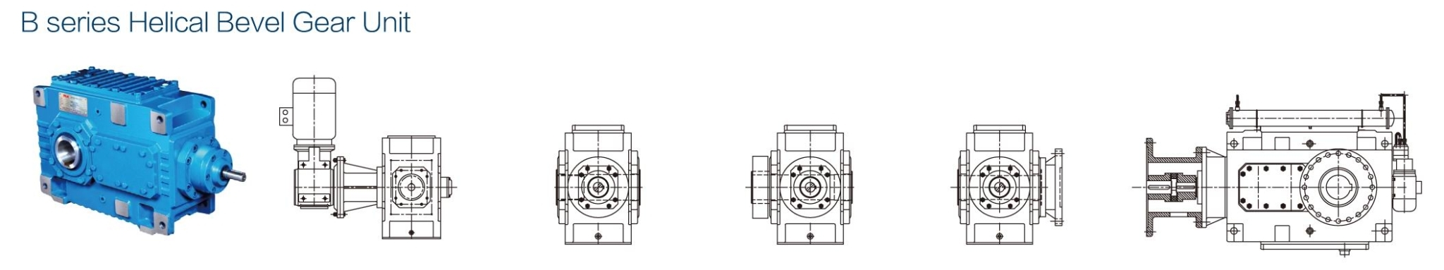 B2SV B3SV B4SV Right Angle Vertical Industrial Gearbox | High ...