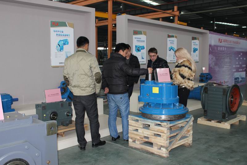Russian clients are visiting FLK factory | High efficiency gearboxes ...