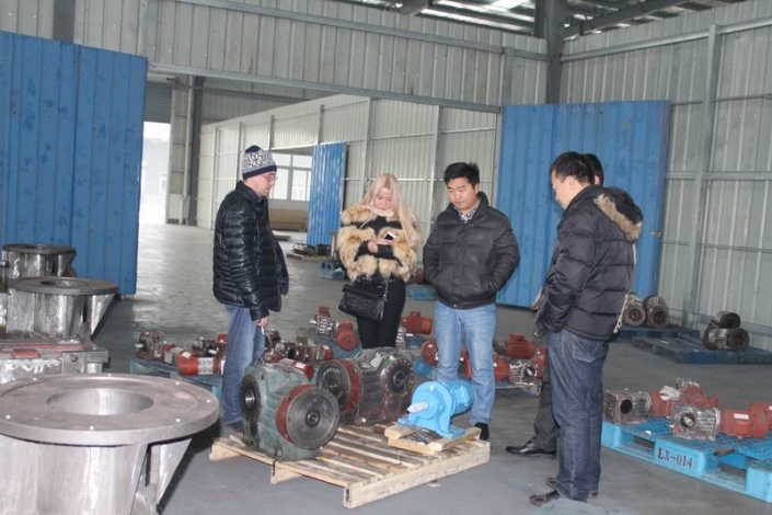 Russian clients are visiting FLK factory | High efficiency gearboxes ...