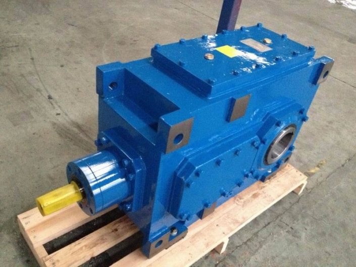 B3HV09 Three Stage Hollow Shaft Vertical Mounted Helical Industrial ...