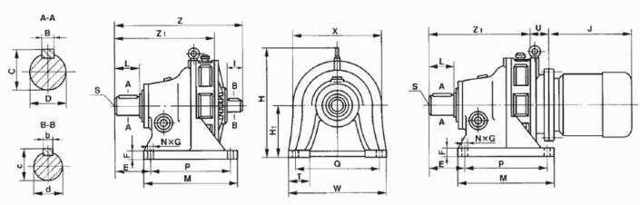 XWD/BWD Cycloidal Gear Speed Reducer | High efficiency gearboxes, speed ...